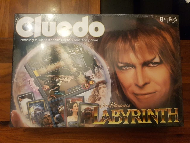 JIM HENSON'S LABYRINTH Cluedo gioco da tavolo con tavola mobile! Non ...