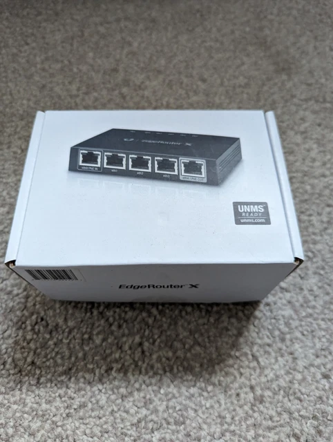 UBIQUITI ER-X EDGEMAX EdgeRouter X 5 Port Gigabit LAN/WAN Router, Black ...