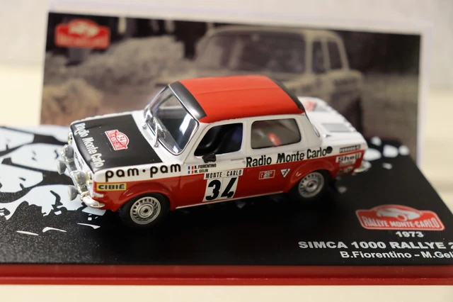 SIMCA 1000 RALLYE 2 - 1973 - Collection Altaya - Rallye Monté Carlo 1/ ...