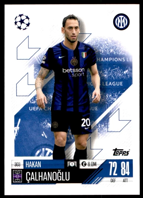TOPPS MATCH ATTAX 2024/25 - Hakan Calhanoglu FC Internazionale Milano ...