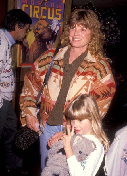 Actress Katharine Ross Daughter Cleo Elliott At The Moscow Cir 1991 Old Photo Eur 655