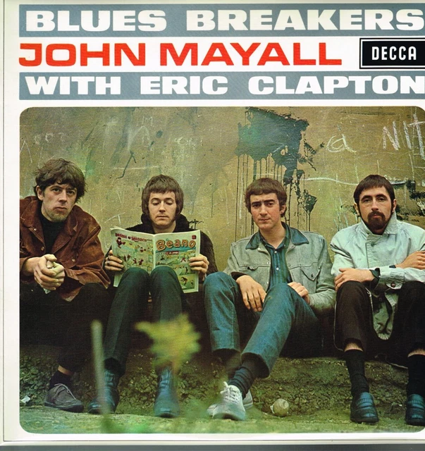 JOHN MAYALL WITH Eric Clapton Blues Breakers LP vinyl UK Decca 1966 ...