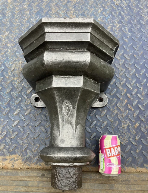 RARE VICTORIAN VERY Large Cast Iron Drain Hopper Head Vintage Garden ...