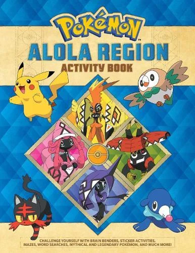 LAWRENCE NEVES POKÉMON Alola Region Activity Book (Tascabile) EUR 16,06 ...