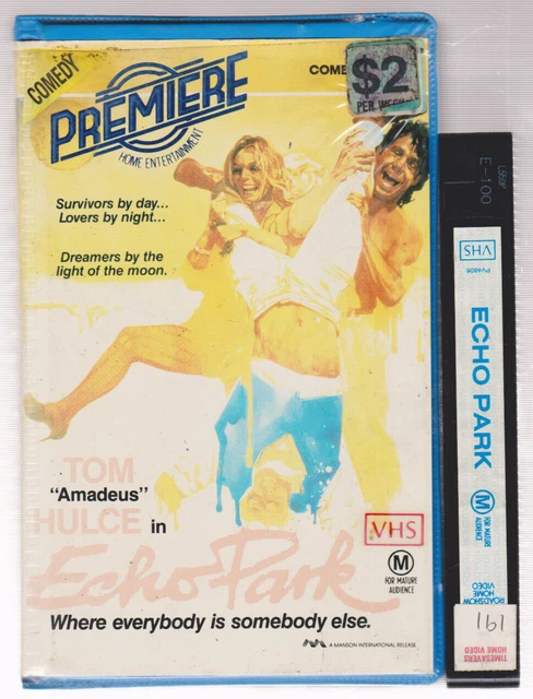 RARE VHS VIDEO Tape ECHO PARK Ex-Rental Clamshell Roadshow Premiere ...