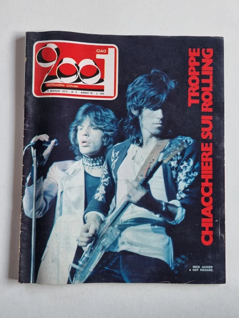 HELLO 2001 9-1972 Mick Jagger-Rolling Stones-Miles Davis-Ed Welch ...