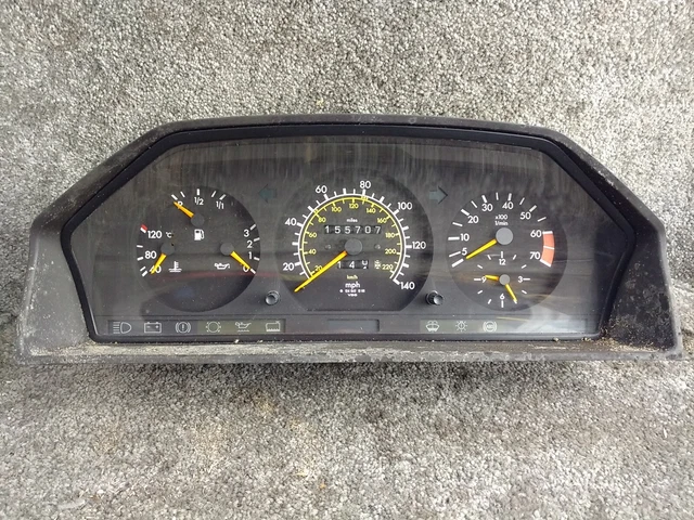 MERCEDES W124 E Class Instrument Cluster Speedo Speedometer 1245435624 ...