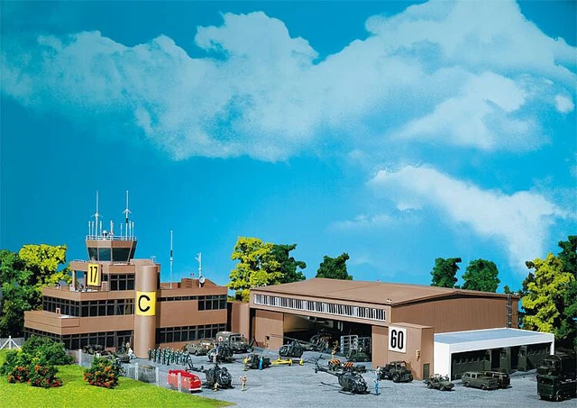 FALLER 144048, MILITARY, Hubschrauber-Hangar, neu, OVP, Bundeswehr ...