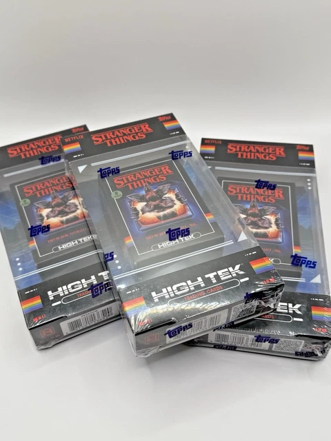 2025 TOPPS STRANGER Things High Tek Hobby Box - Brand NEW Sealed $650. ...