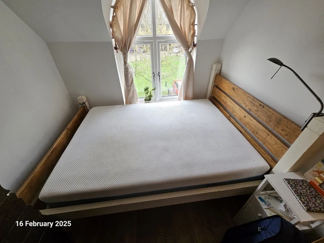 DOUBLE SIMBA PRO Hybrid Mattress AND Solid Wood Bed frame £260.72 ...