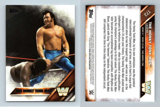 THE HONKY TONK Man #172 WWE Then Now Forever 2016 Topps Trading Card £0.99 - PicClick UK