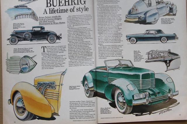 CC 1990 MAGAZINE article: BUEHRIG, story of a famous designer £5.92 ...