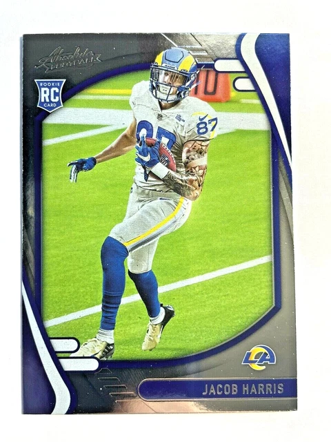 CARTE RECRUE JACOB HARRIS Los Angeles Rams 2021 Panini Absolute ...