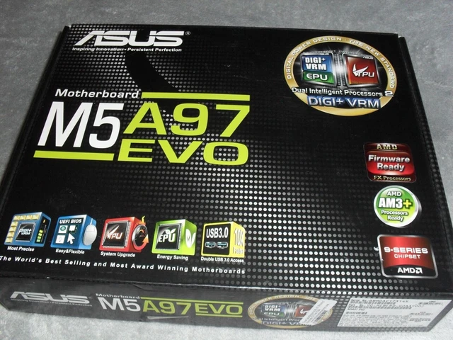 ASUS M5A97 EVO AM3+ Motherboard With AMD FX-6300 Socket AM3+ Processor ...