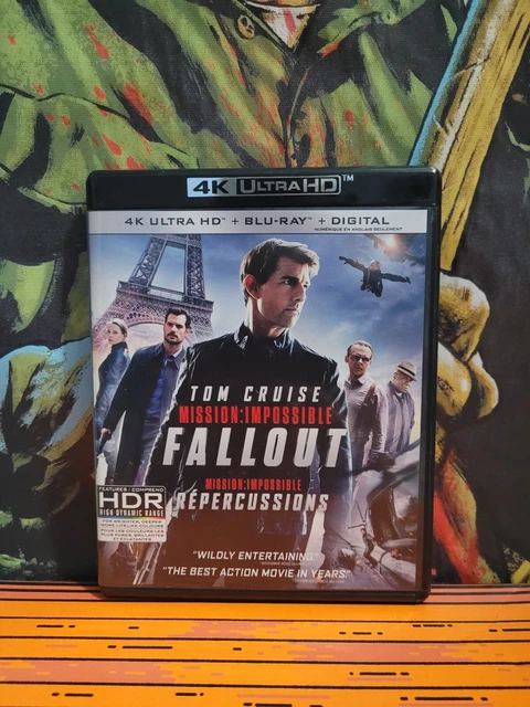 MISSION IMPOSSIBLE FALLOUT 4K Ultra HD Blu-ray UHD 3 Disc Set!! Like ...