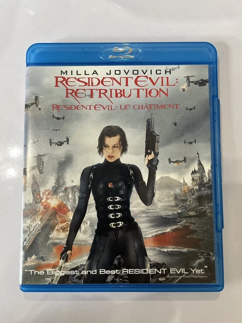RESIDENT EVIL: RETRIBUTION (Blu-ray Disc, 2012, Canadian Bilingual ...