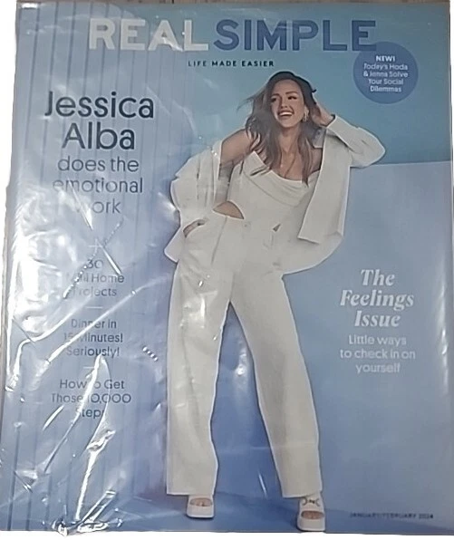 VERA RIVISTA SEMPLICE Gennaio 2024 Jessica Alba Feeling Ricette Passi ...