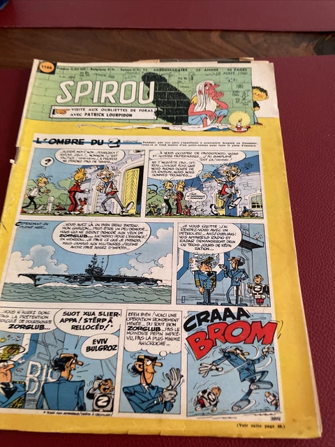 TIM UND STRUPPI Spirou 1166 1960 Buck Danny Gaston Lucky Luke Marc ...