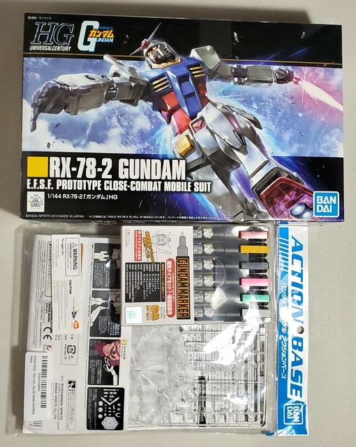 BANDAI HOBBY HGUC RX-78-2 Gundam Revive Model Kit, 1/144 Scale (with EXTRAS) £26.96 - PicClick UK