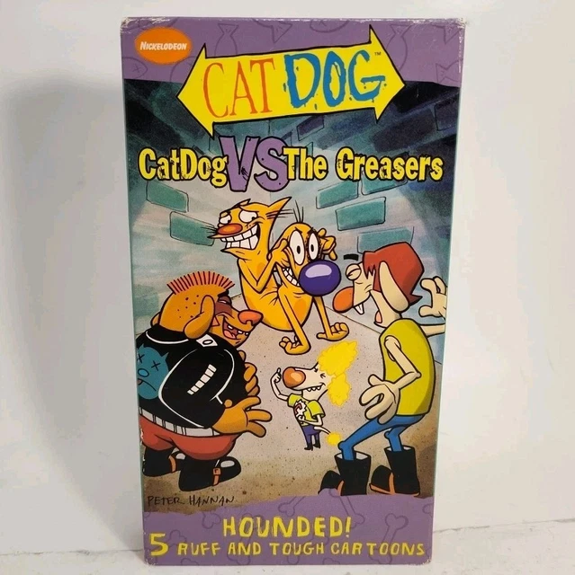 CAT DOG VS The Greasers VHS Movie 1999 Nickelodeon Paramount CatDog ...