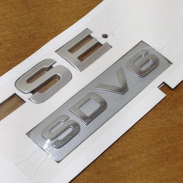 GENUINE RANGE ROVER SE SDV6 BADGE Hse Se TDV8 Rear Boot Badge Emblem £ ...
