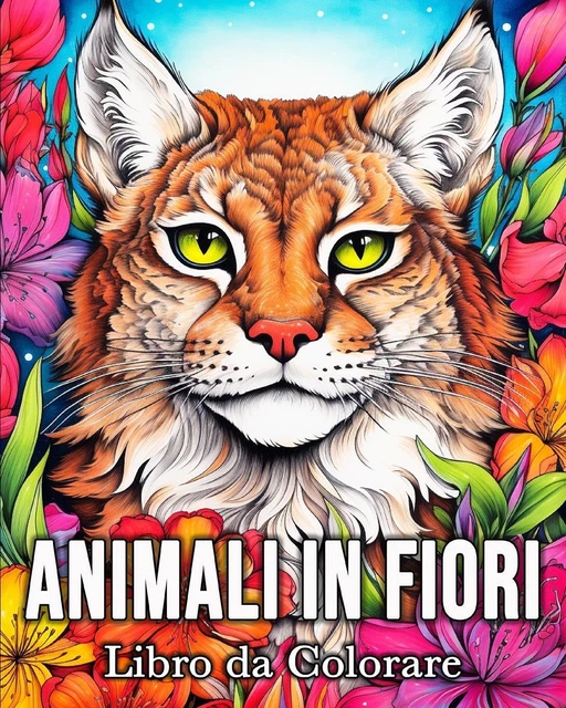 ANIMALI IN FIORI Libro da Colorare Lea Schöning Bb Taschenbuch Paperback 2023 EUR 36,95 ...