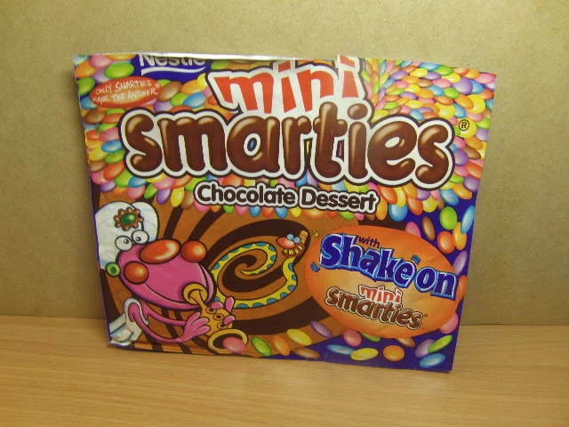 NESTLE SMARTIES – mini-Smarties Chocolate Desert empty packet BBE April ...