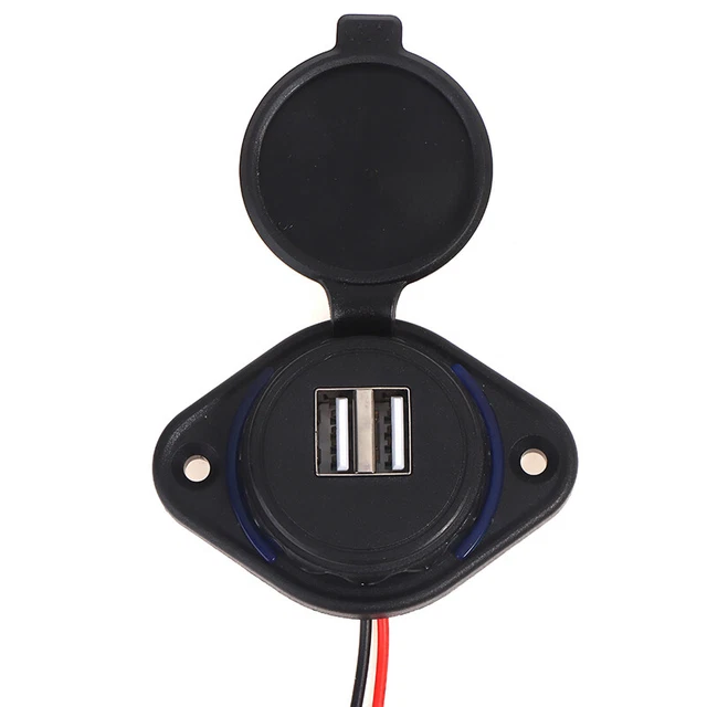 CAMPING BOAT MOTORHOME Caravan DC5V/3.1A Dual USB Ports Charger Socket ...