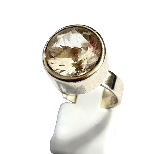SWEDESIGN BEH BENGT Hallberg Bergkristall 925 er Silber Ring ...