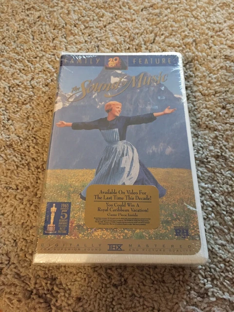 RARE VINTAGE THE Sound Of Music (1965) VHS 1984 2-Tape Set Red Label ...
