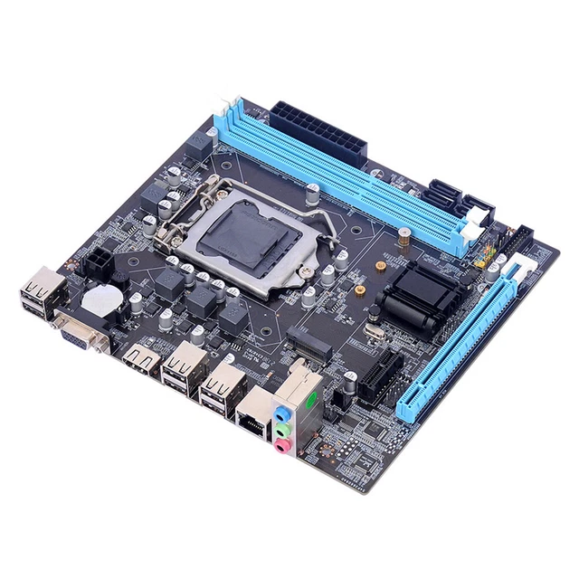 H61 PC MAIN Board 16GB Micro-ATX Computer MainBoard LGA1155 Socket I3 ...