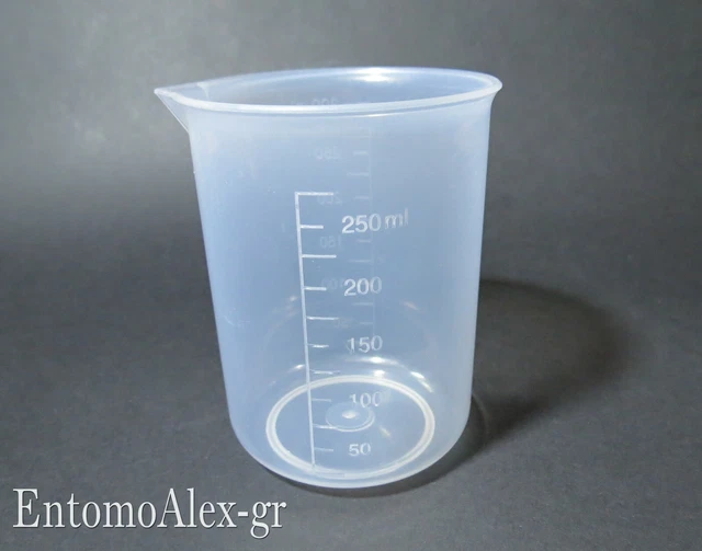 BECHER BECKER GRADUATO polipropilene 250ml brocca plastica misurino ...