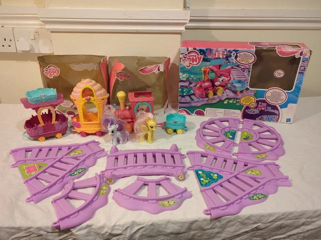 MY LITTLE PONY Friendship Express Train Set And Accessories With Boxes ...