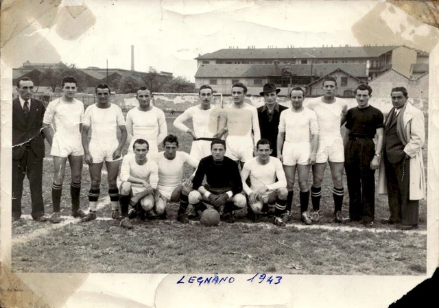 FOTO FORMAZIONE SQUADRA Legnano 1943-44 calcio EUR 70,00 - PicClick IT