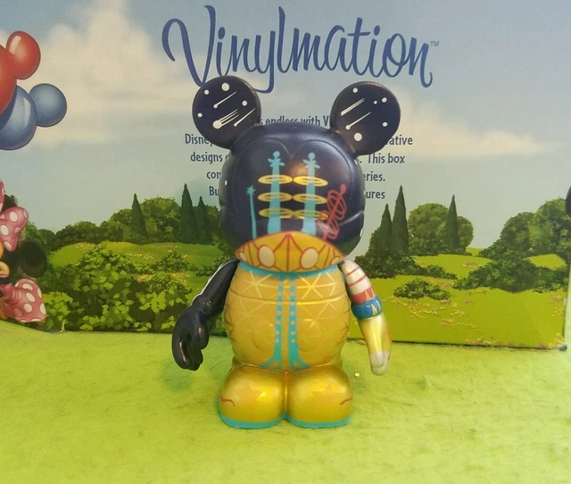 DISNEY VINYLMATION 3& Inch Park Set 6 Space Mountain Disneyland Paris ...