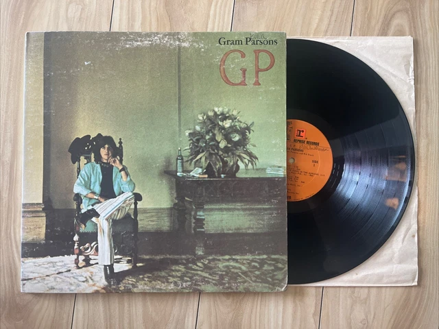 GRAM PARSONS GP First Album Original 1973 Reprise Lp Vinyl Gatefold ...