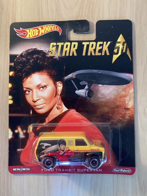 HOT WHEELS FORD Transit Supervan Star Trek 50th anniversary series ...