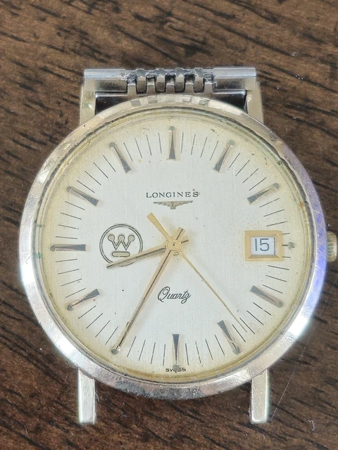 VINTAGE LONGINE'S QUARTZ Watch 18K Gold Filled Without Strap $45.00 ...