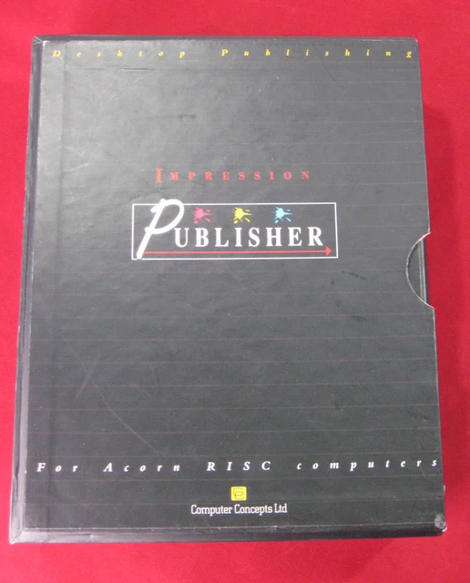 IMPRESSION PUBLISHER V4.11 by Computer Concepts for Acorn RISC OS ...