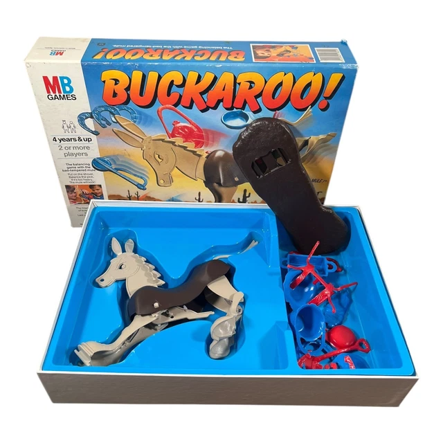 VINTAGE 1986 VERSION Of Buckaroo 100% Complete Board Game £12.00 ...