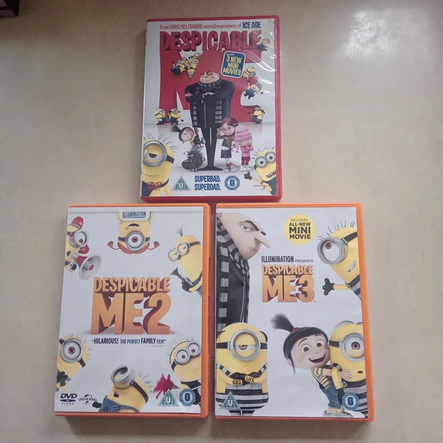 DESPICABLE ME DVD Bundle of 3 DVD's Despicable Me 1, 2 & 3 EUR 11,87 ...