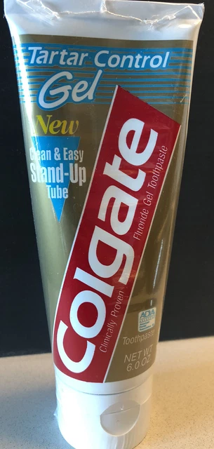 COLGATE TARTAR CONTROL Gel Vintage 1990’s SEALED NEW PROP $24.95 - PicClick