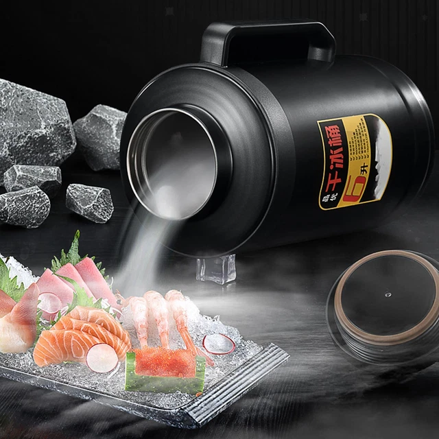 DRY ICE BUCKET 6L Storage Container for Buffets Outdoor Entertaining £ ...