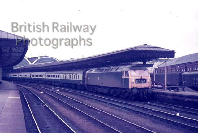 35MM SLIDE BR British Railways Diesel Loco 47416 Class 47 at York 1974 £4.99 - PicClick UK