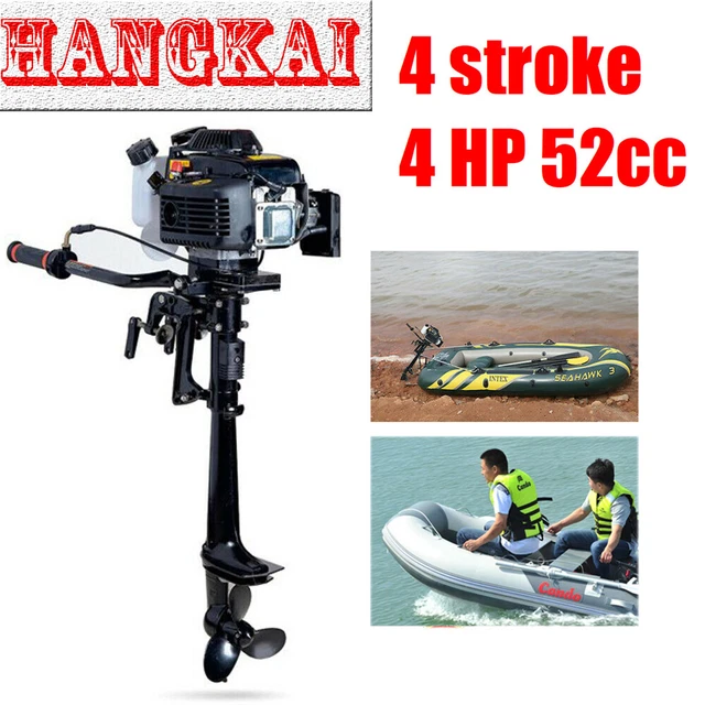 HANGKAI 4TAKT 4PS Benzinmotor Außenborder Motor Viertakt Bootsmotor CDI Luftkühl £224.37 ...