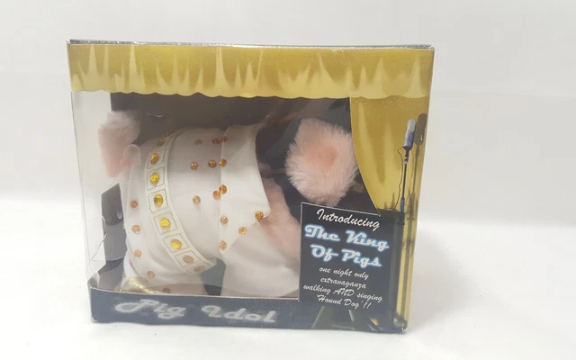 PIG IDOL - King of Pigs - Elvis Presley, Walking & Singing Hound Dog ...
