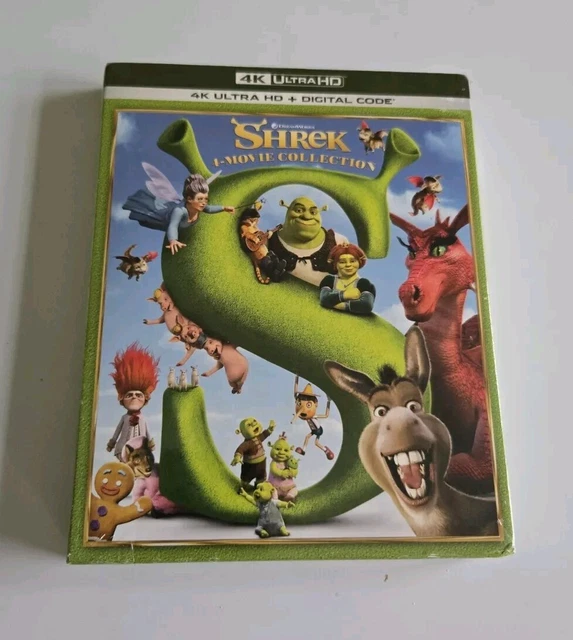 SHREK: 4-MOVIE COLL 4K Shrek/Shrek 2/Shrek 3rd/Shrek Forever After ...
