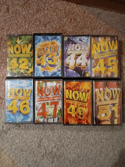 NOW THAT’S WHAT I Call Music Cassette Bundle 42, 43, 44, 45, 46, 47, 49 ...