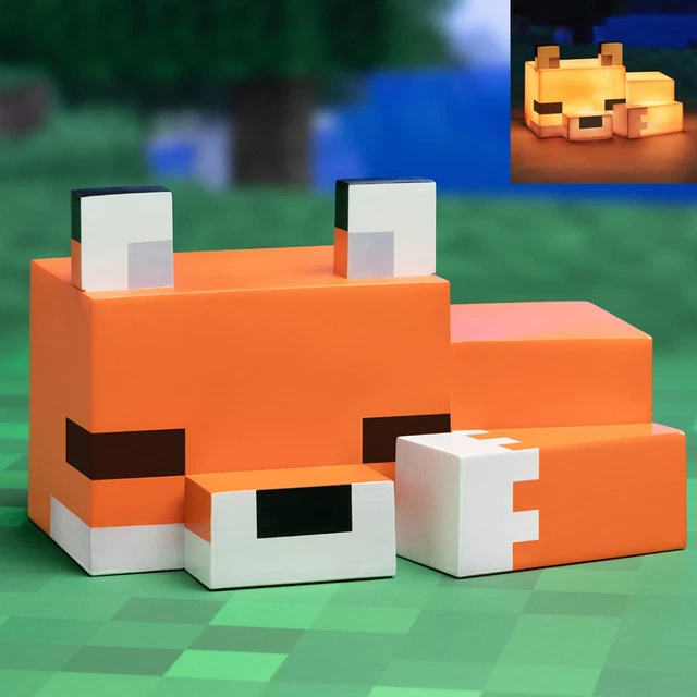 MINECRAFT FOX LIGHT Night Light Up Desk Lamp Game Decor Icon NEW £13.89 ...
