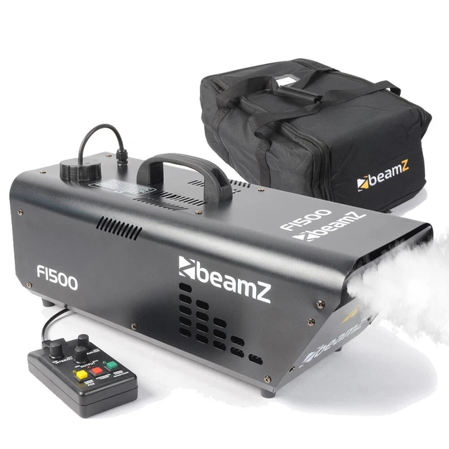 BEAMZ 1500W HIGH Output Haze Machine Mist Effect Stage DJ + FREE Bag £ ...